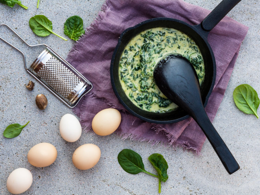 Gräddstuvad spenat - Sara Bäckmo